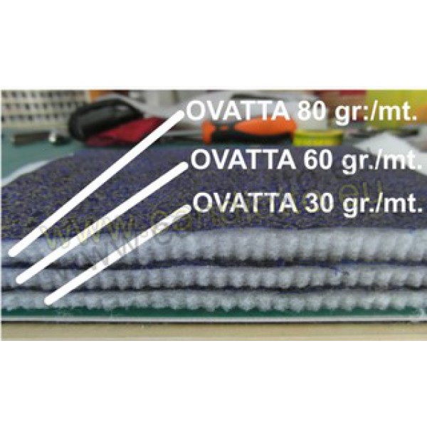 Ovatte: Ovatta bianca per Imbottiture 80g h150cm per patchwork