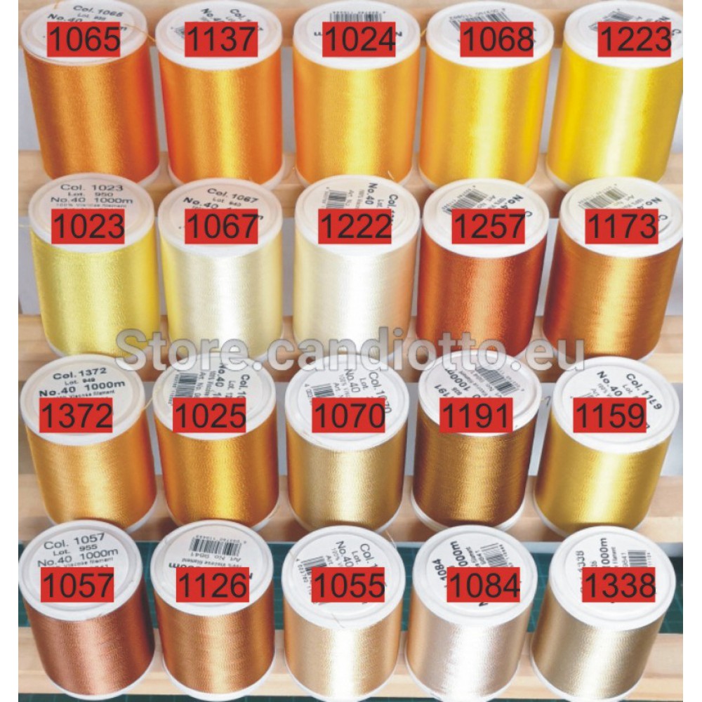 Filati ricamo Madeira: Rayon 1000 metri Colori Marrone 1062